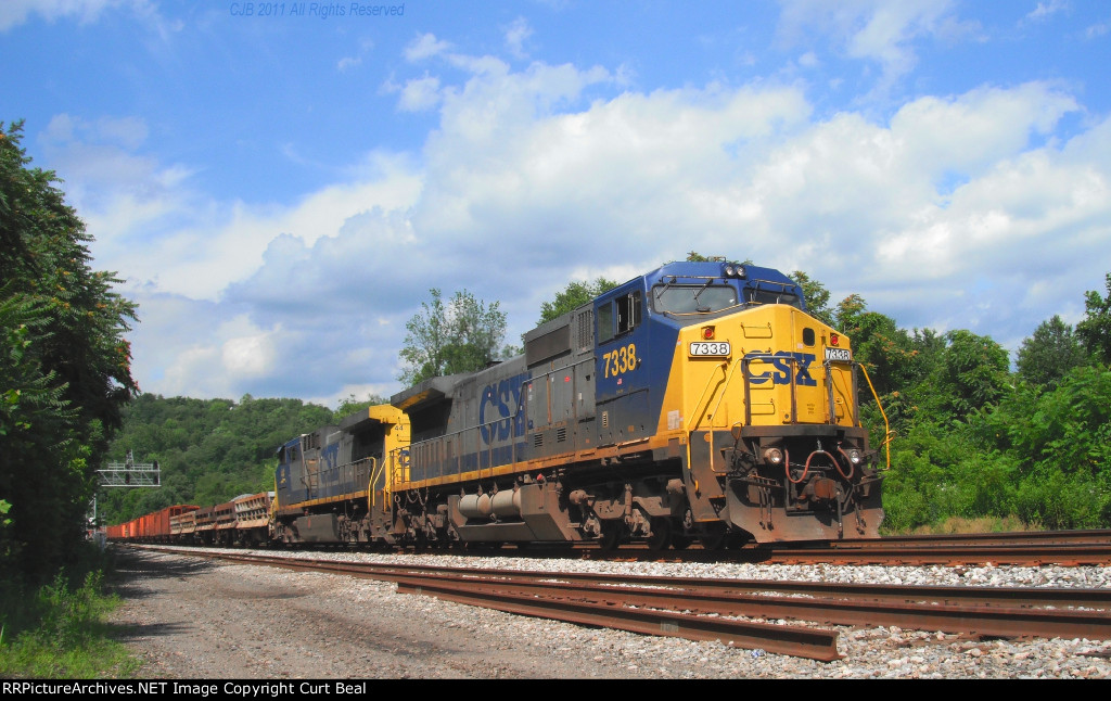 CSX 7338 and 44